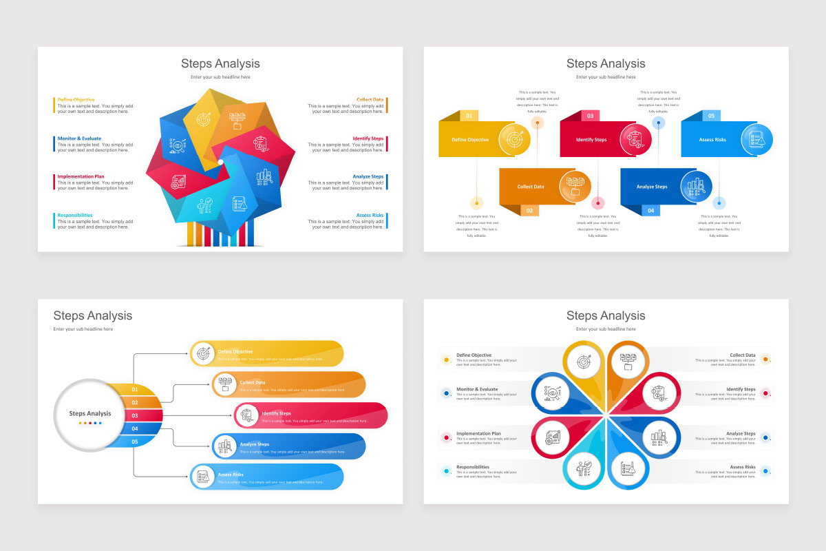 Steps Analysis Keynote Presentation Template | Nulivo Market