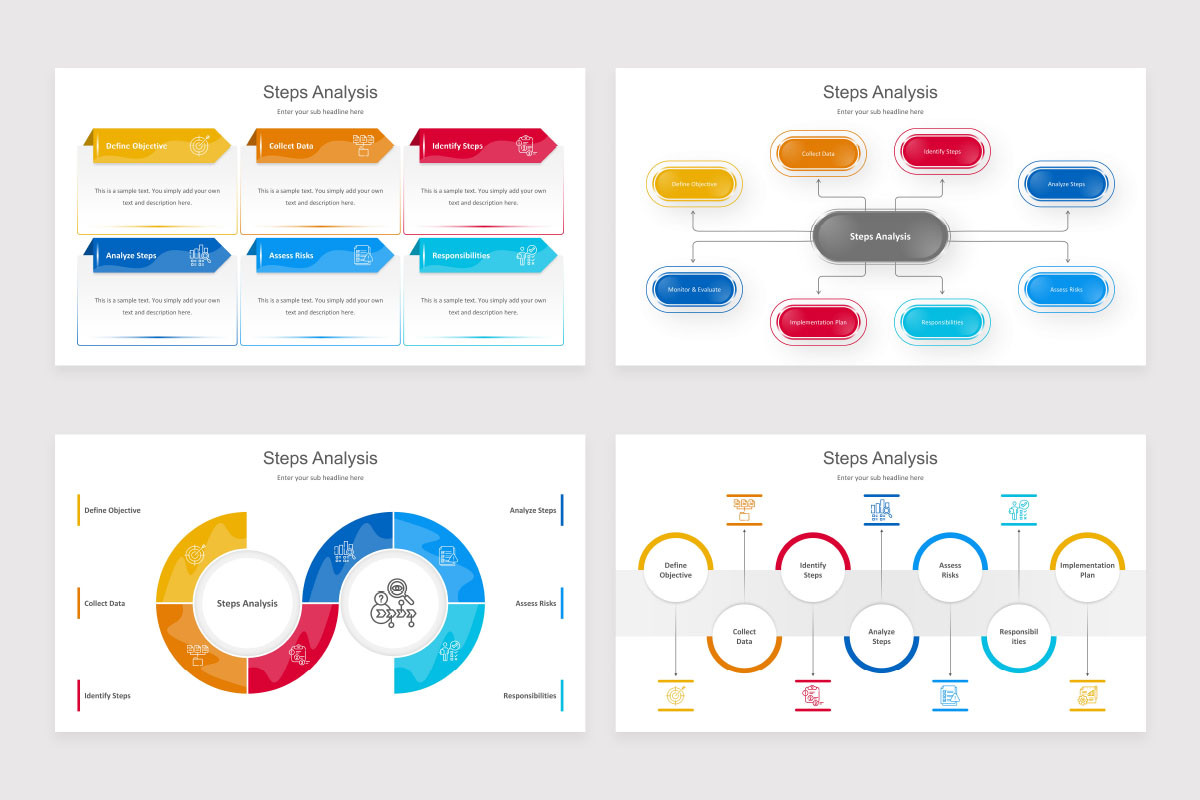 Steps Analysis Keynote Presentation Template | Nulivo Market