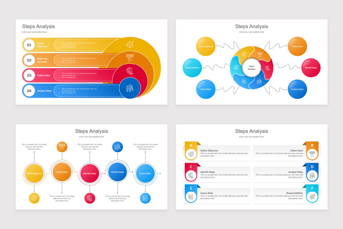 Steps Analysis Keynote Presentation Template | Nulivo Market