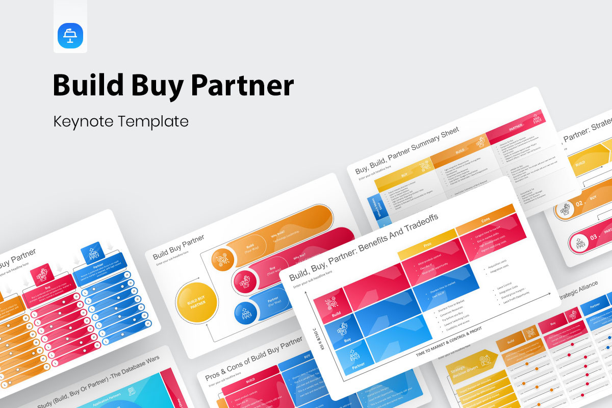 Build Buy Partner Keynote Presentation Template | Nulivo Market