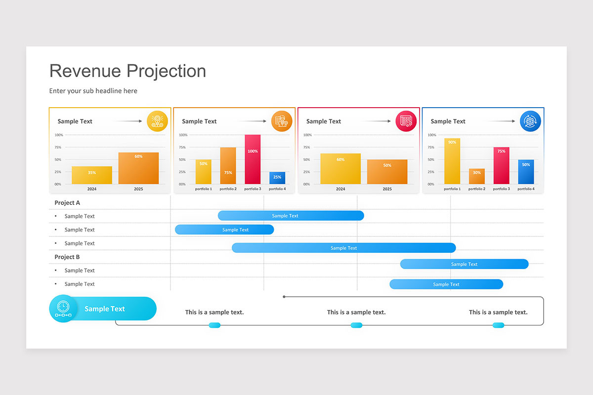 Revenue Projection PowerPoint Presentation Template | Nulivo Market