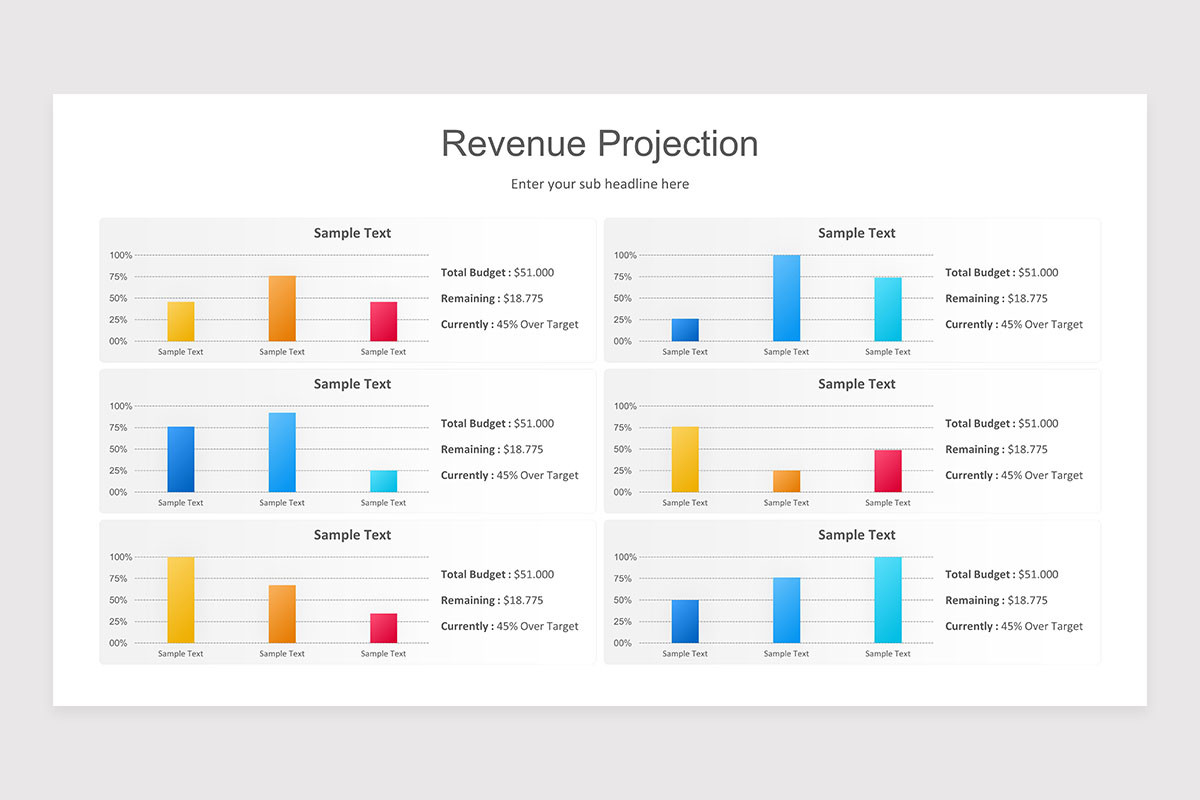 Revenue Projection PowerPoint Presentation Template | Nulivo Market