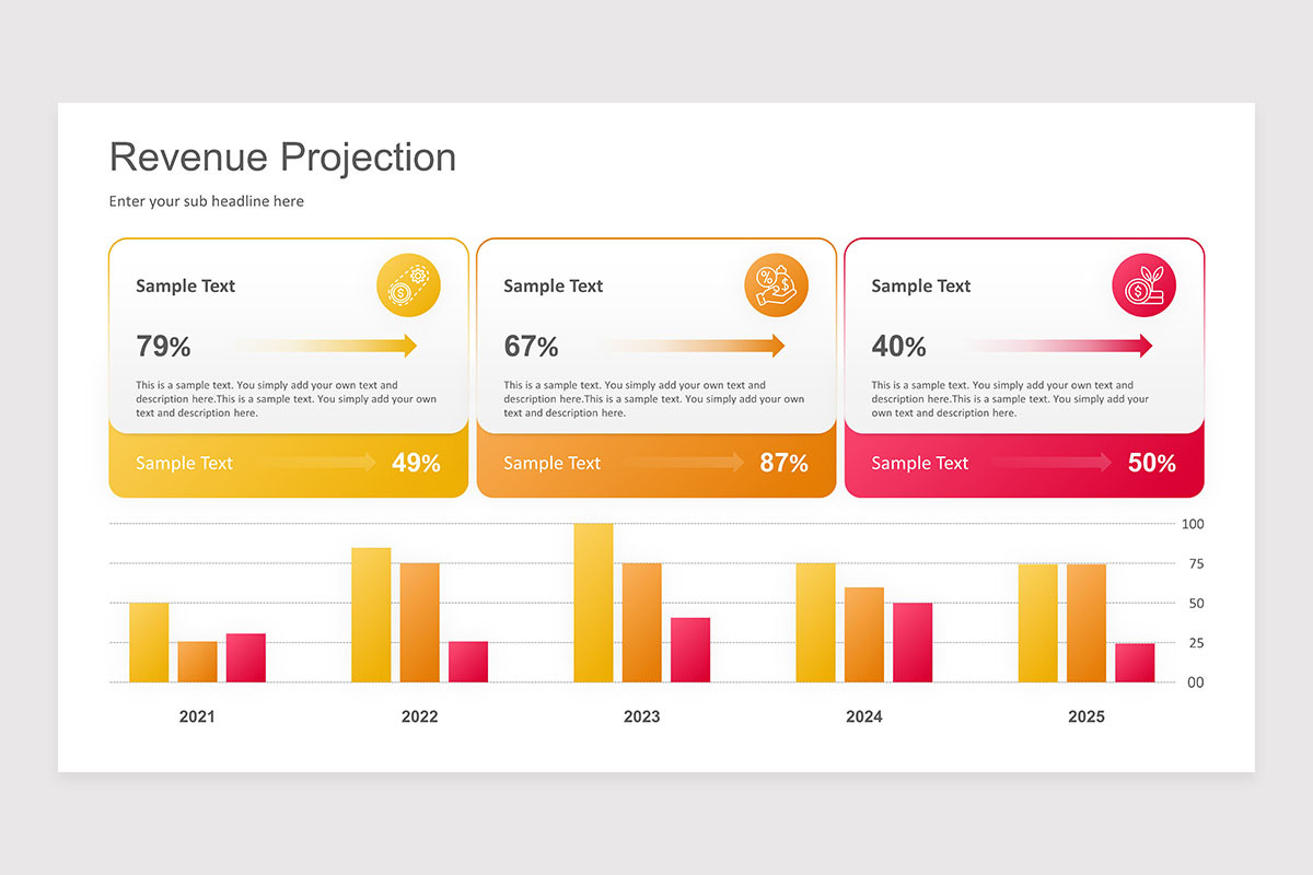 Revenue Projection PowerPoint Presentation Template | Nulivo Market