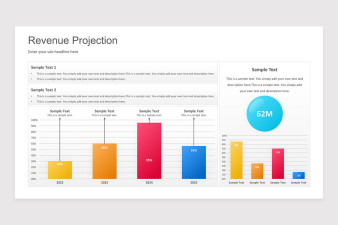 Revenue Projection PowerPoint Presentation Template | Nulivo Market