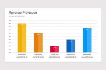 Revenue Projection Keynote Presentation Template | Nulivo Market