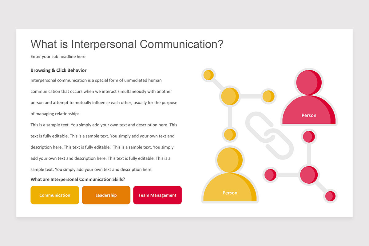 Interpersonal Communication PowerPoint Presentation Template | Nulivo Market