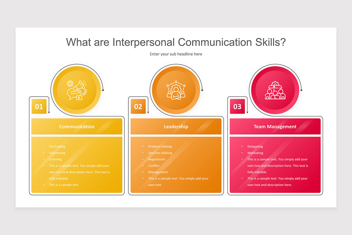 Interpersonal Communication Keynote Presentation Template | Nulivo Market