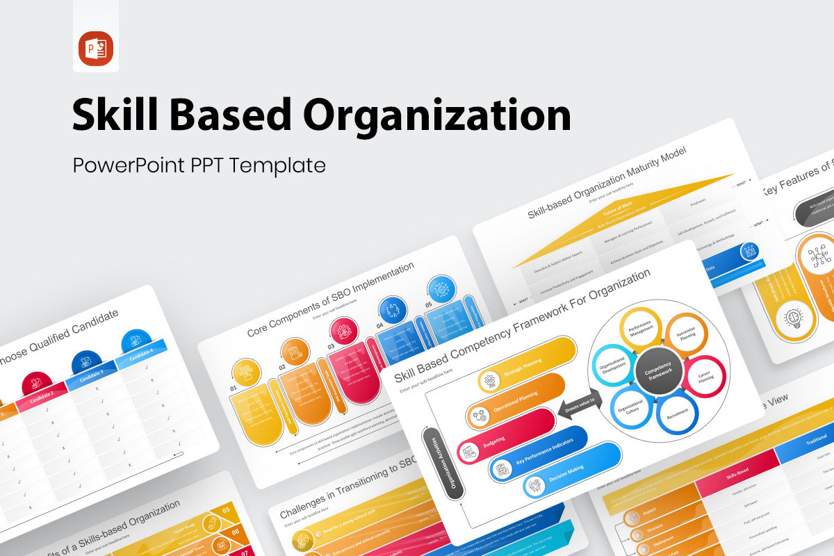 Skill Based Organization PowerPoint Presentation Template | Nulivo Market