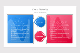 Cloud Security PowerPoint Presentation Template | Nulivo Market