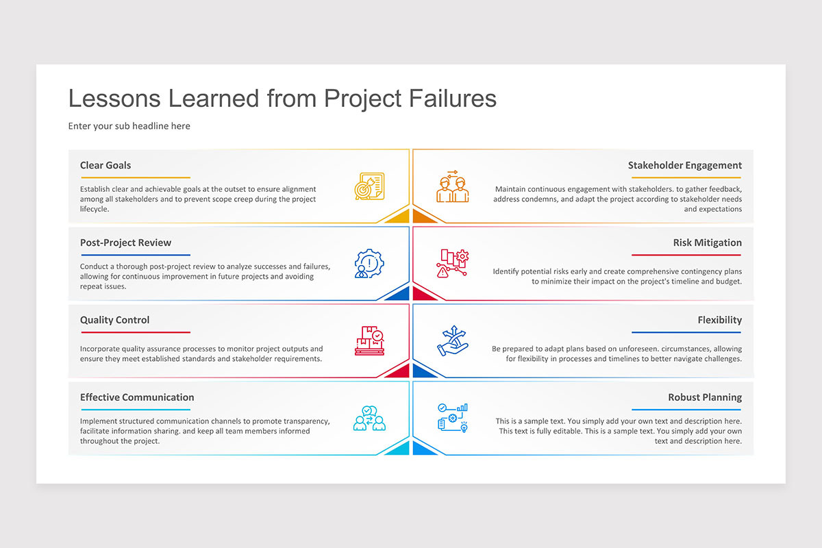 Learning From Failure Keynote Presentation Template | Nulivo Market