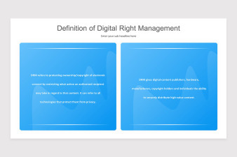 Digital Rights Management PowerPoint Presentation Template | Nulivo Market