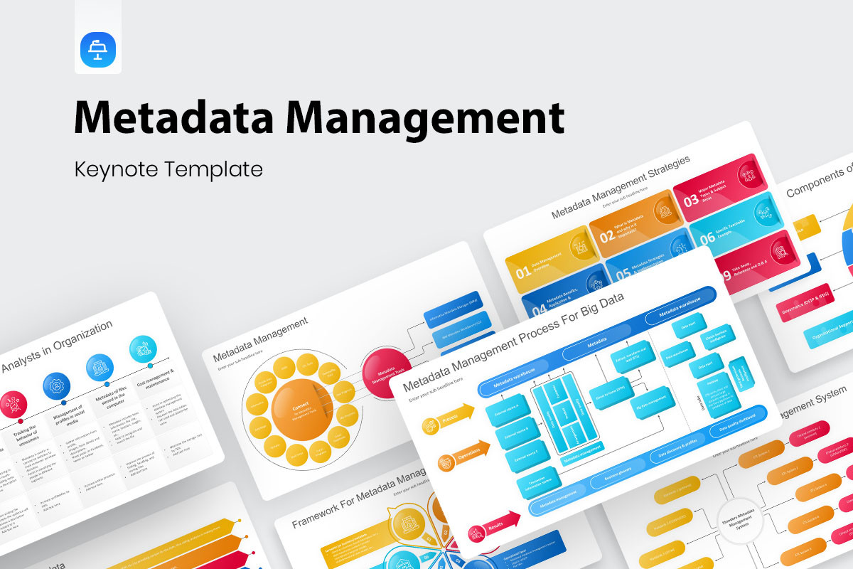 Metadata Management Keynote Presentation Template | Nulivo Market
