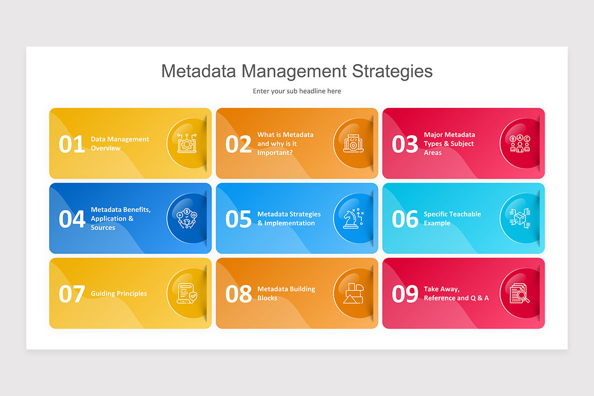 Metadata Management Keynote Presentation Template | Nulivo Market