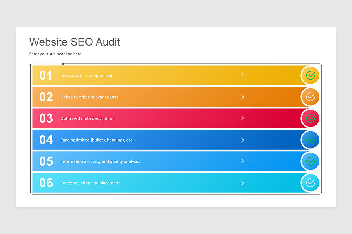 Website SEO Audit PowerPoint Presentation Template | Nulivo Market