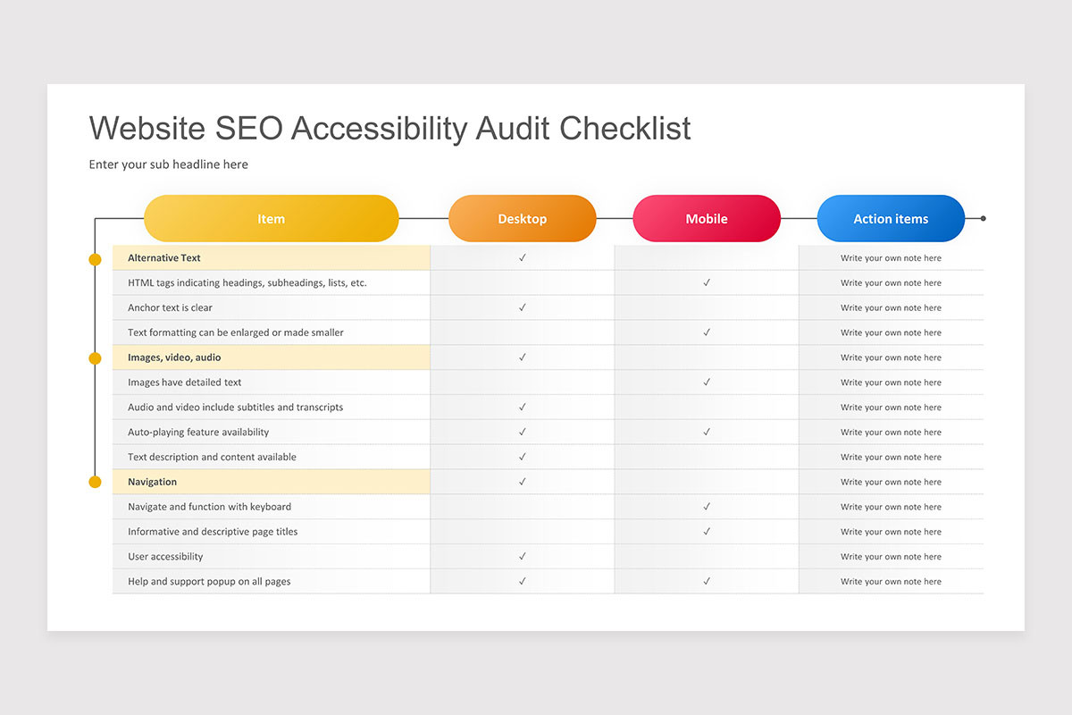 Website SEO Audit PowerPoint Presentation Template | Nulivo Market