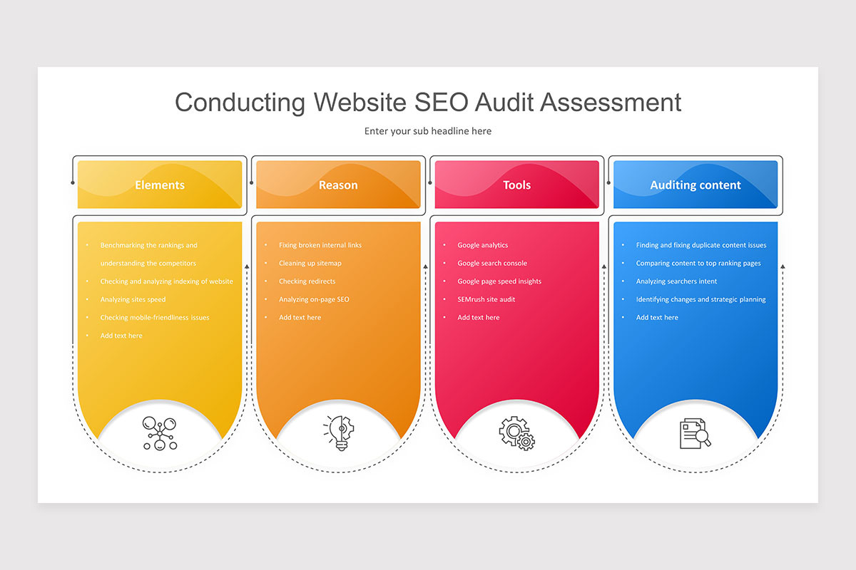 Website SEO Audit PowerPoint Presentation Template | Nulivo Market