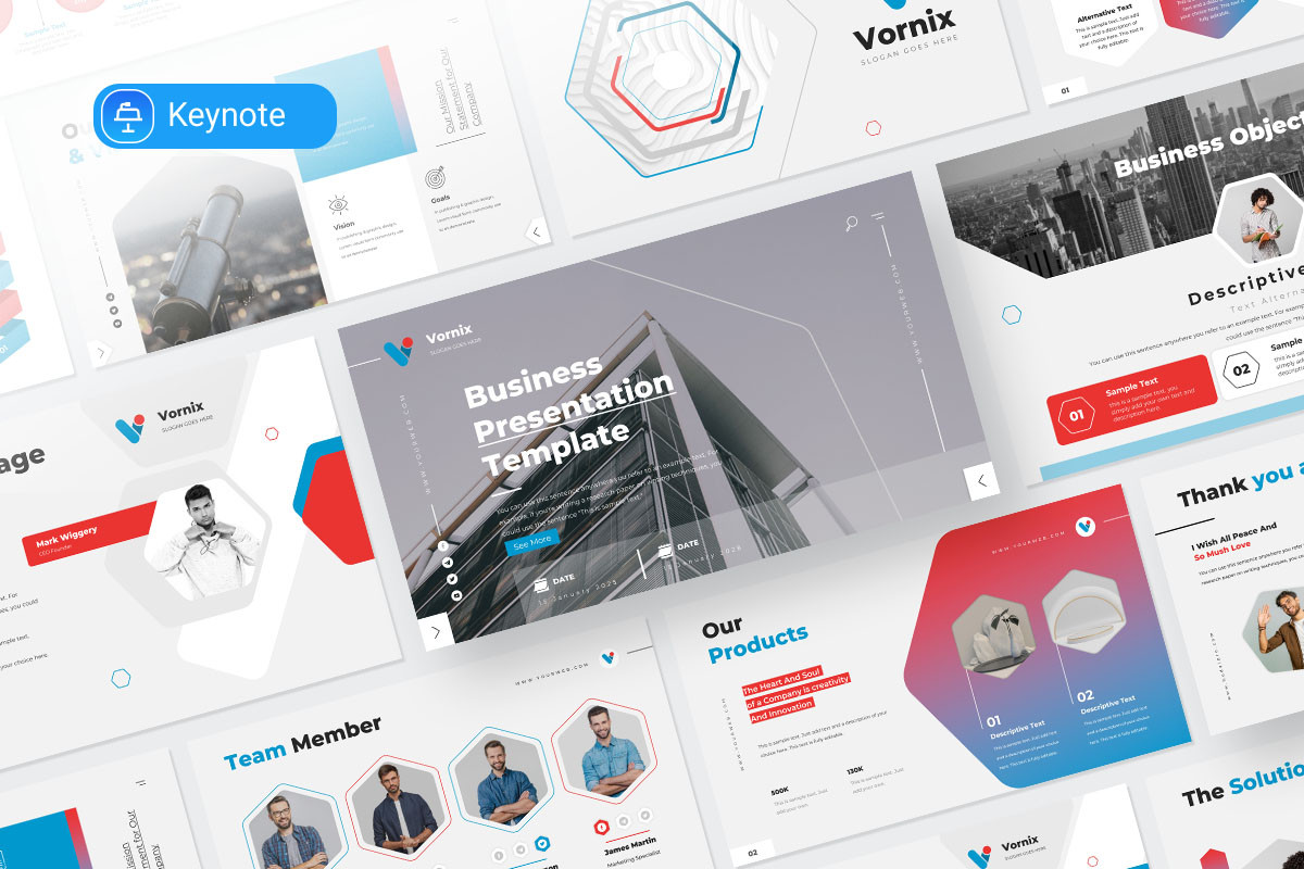 Business Presentation Keynote Template | Nulivo Market