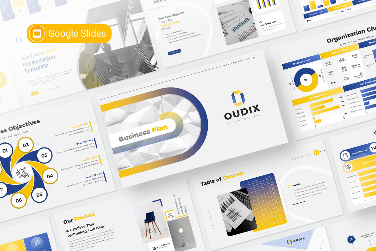 Business Plan Google Slides Presentation Template | Nulivo Market