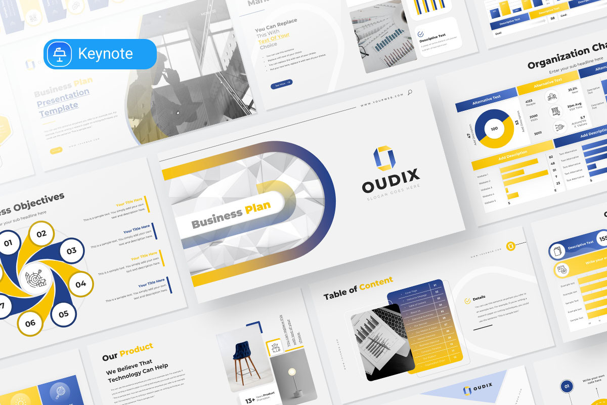 Business Plan Keynote Presentation Template | Nulivo Market