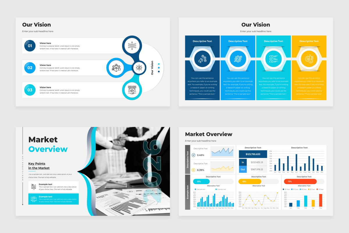 Business Strategy Presentation PowerPoint Template | Nulivo Market