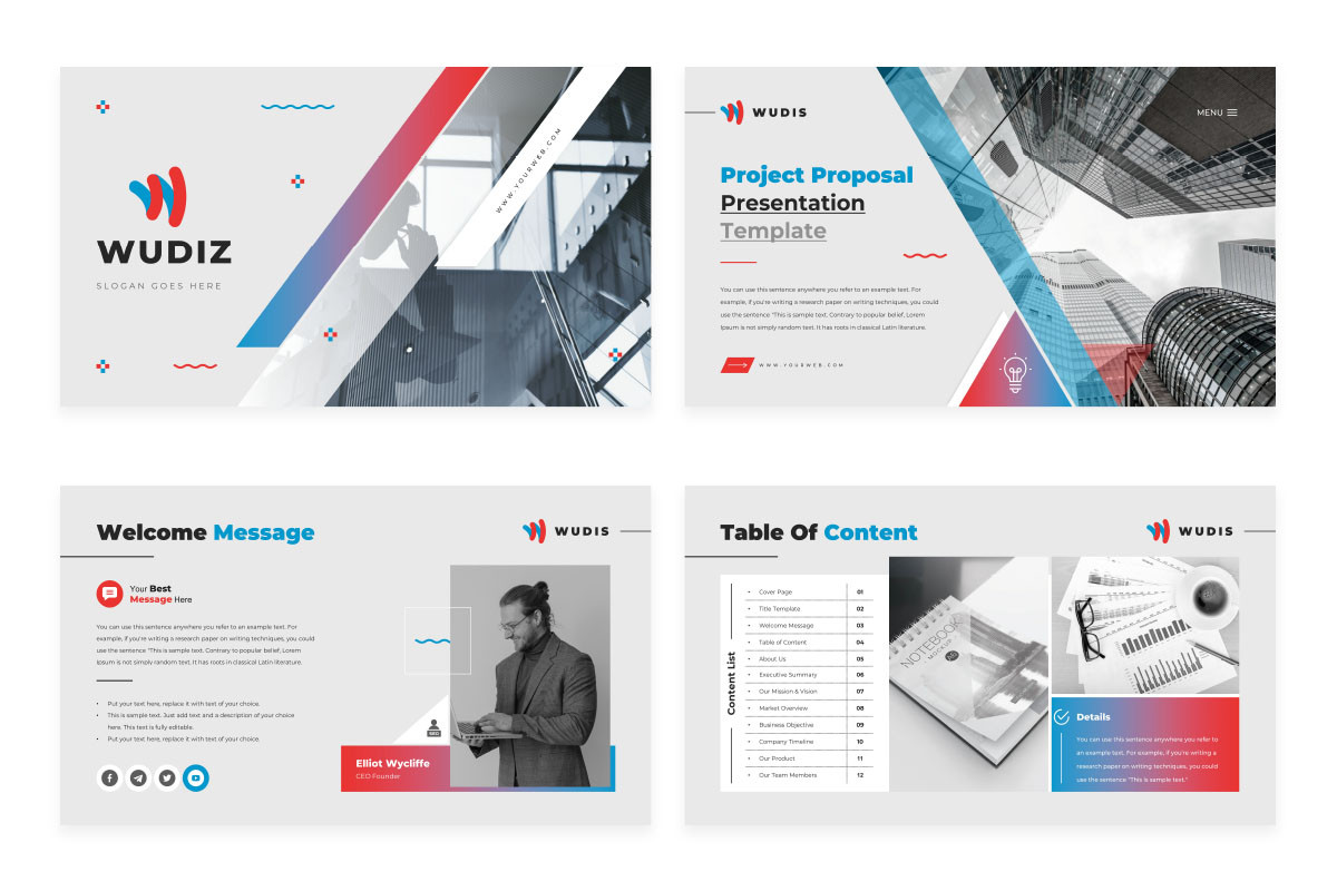 Project Proposal Google Slides Presentation Template | Nulivo Market