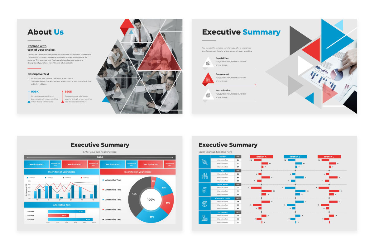Company Profile PowerPoint Presentation Template | Nulivo Market