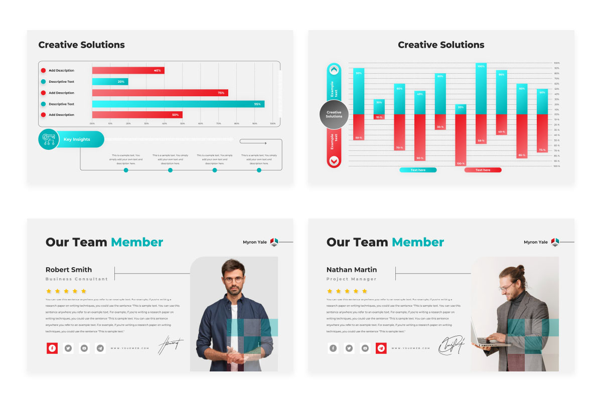 Creative Solutions PowerPoint Presentation Template | Nulivo Market
