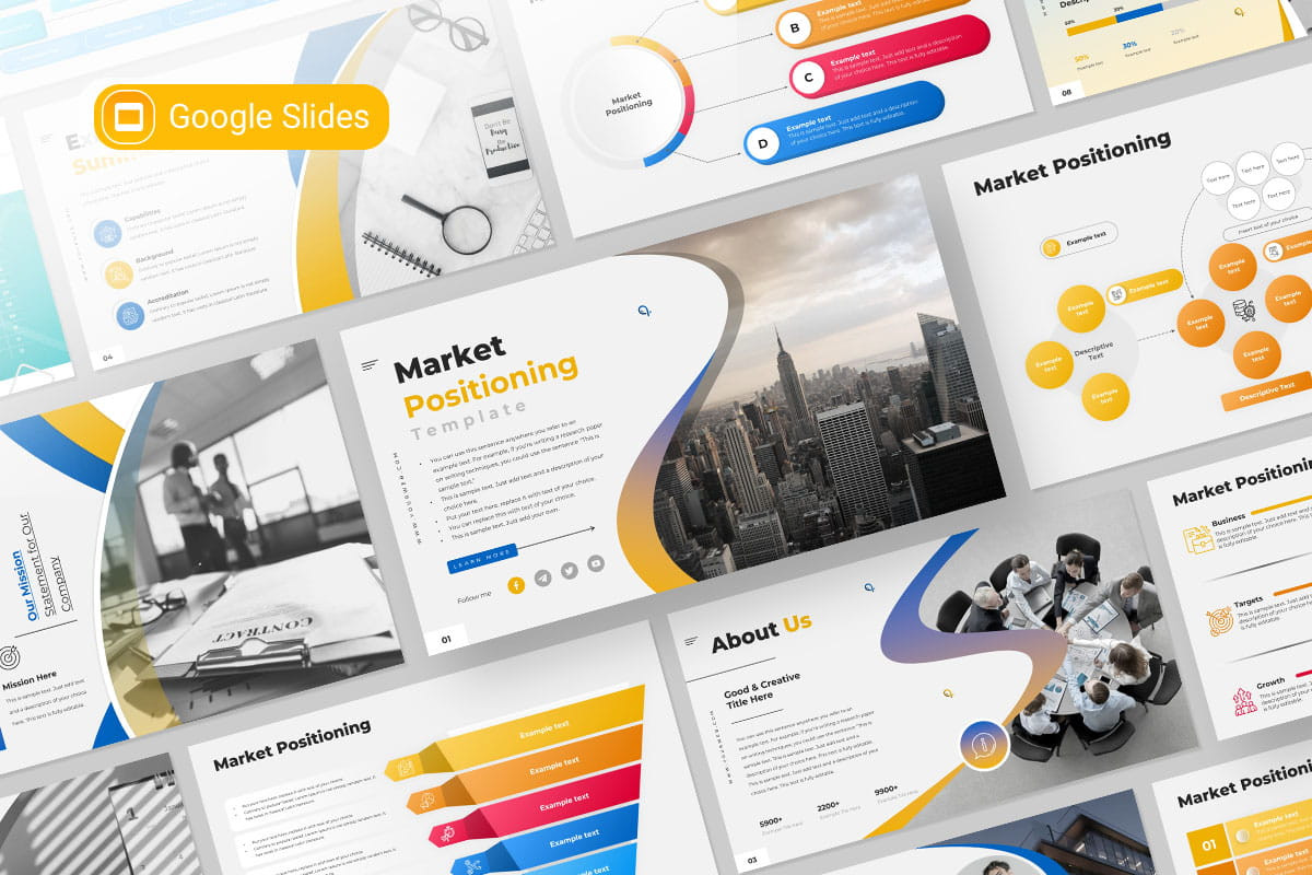 Market Positioning Google Slides Presentation Template | Nulivo Market