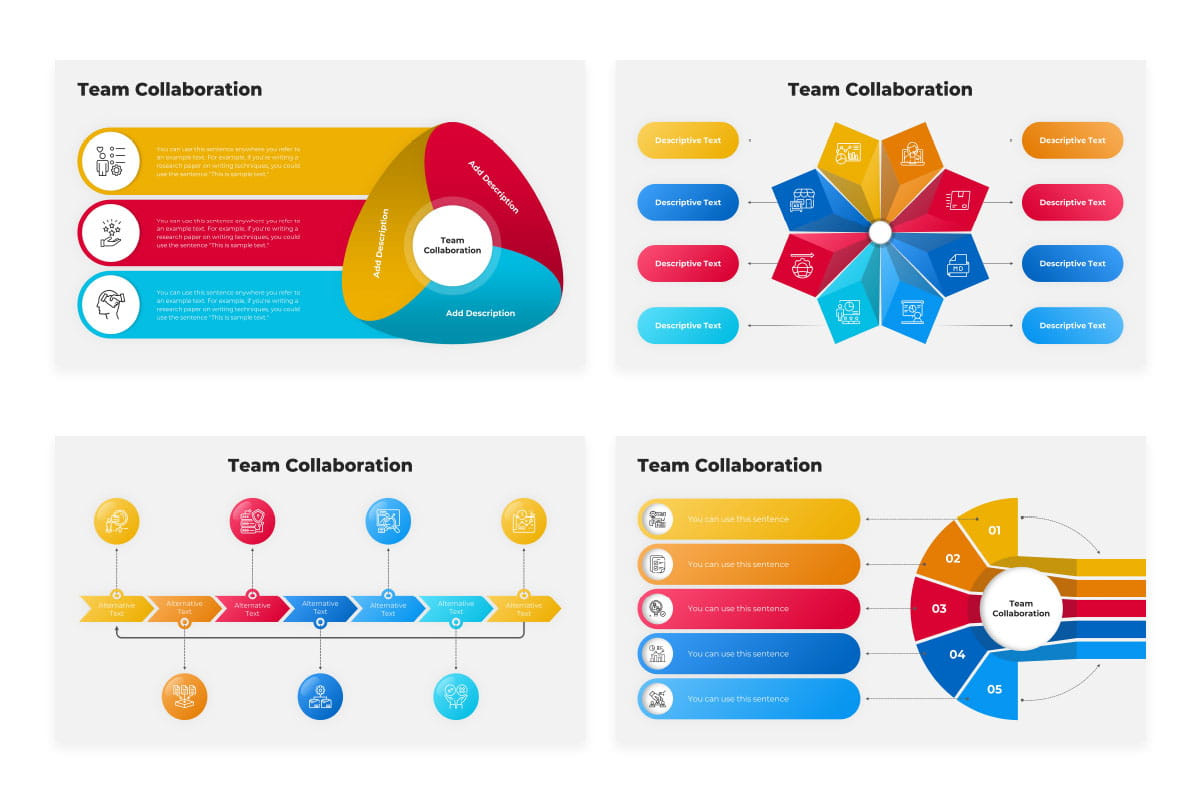 Team Collaboration PowerPoint Presentation Template | Nulivo Market
