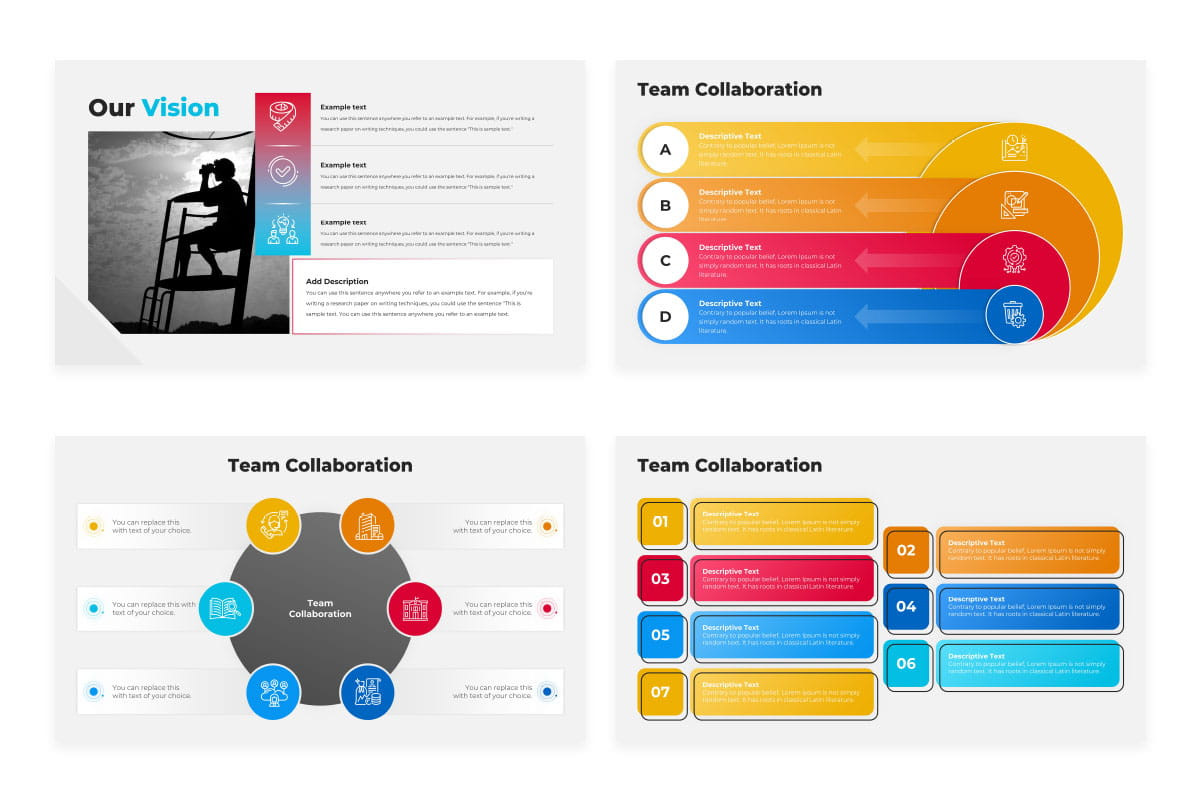 Team Collaboration PowerPoint Presentation Template | Nulivo Market