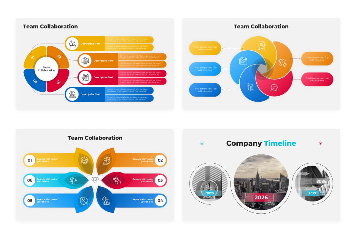 Team Collaboration PowerPoint Presentation Template | Nulivo Market