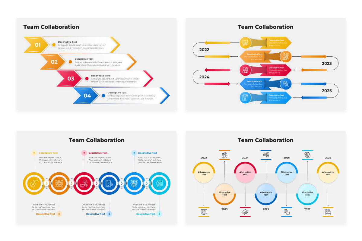 Team Collaboration PowerPoint Presentation Template | Nulivo Market