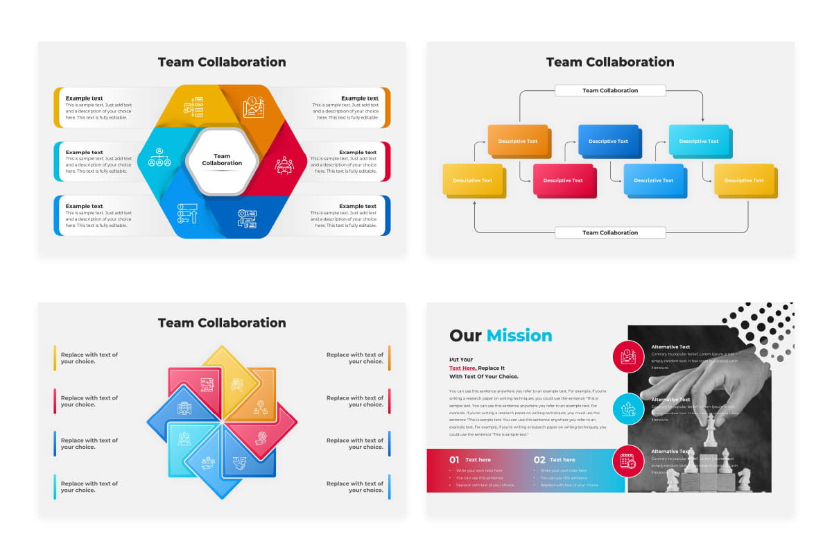 Team Collaboration Google Slides Presentation Template | Nulivo Market