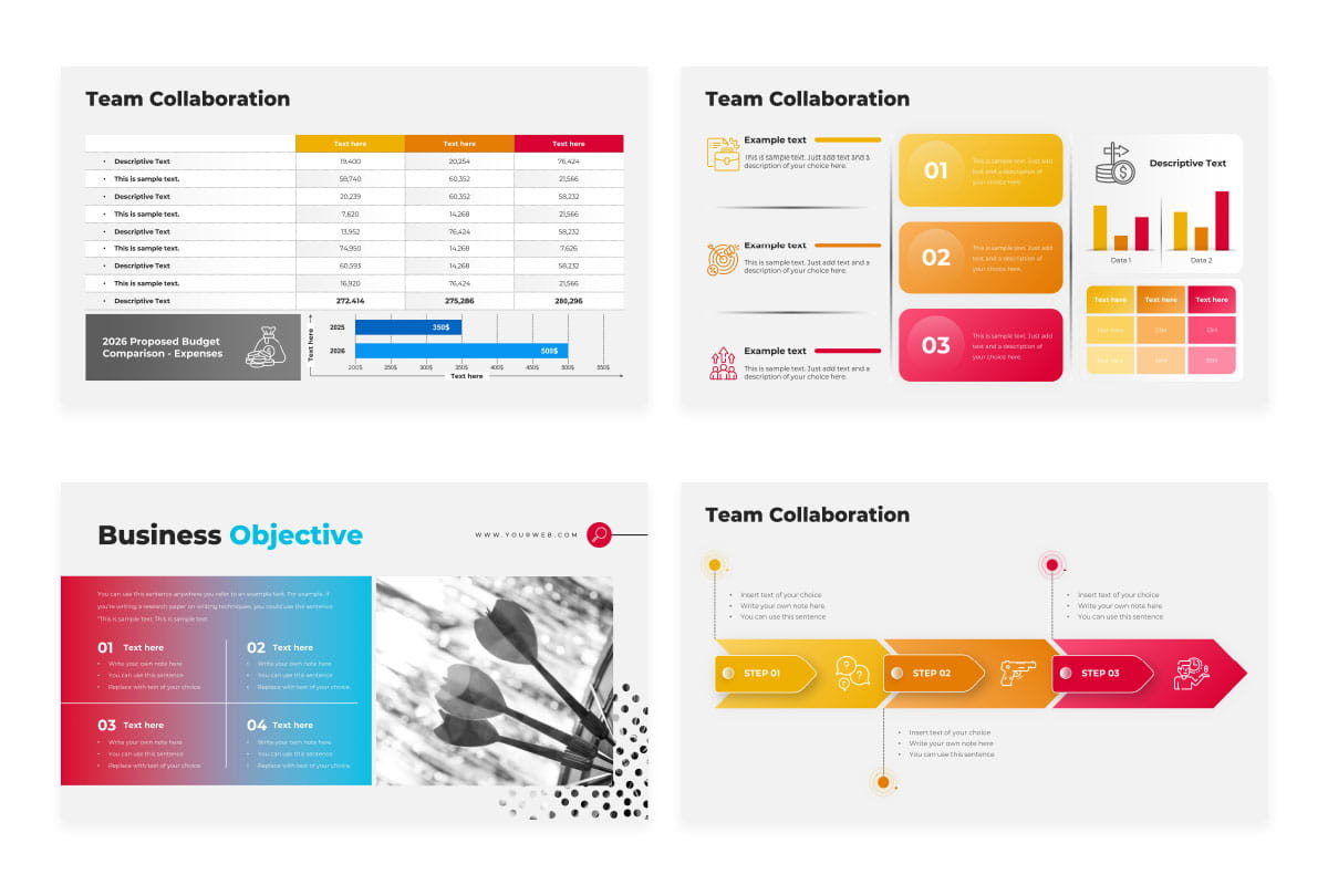 Team Collaboration Keynote Presentation Template | Nulivo Market